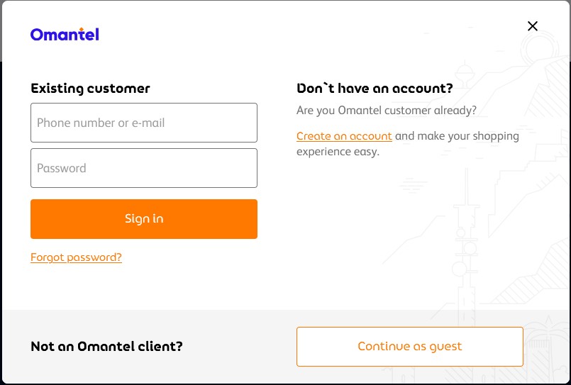 Omantel Recharge Online: Omantel top up online - Oman E-Portal