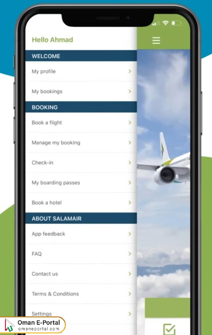 Salam Air Online Check in - Oman E-Portal