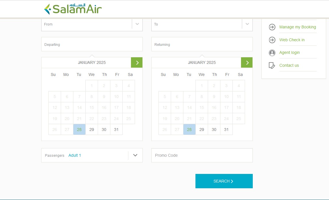 Salam Air Promo Code 2026 - Oman E-Portal